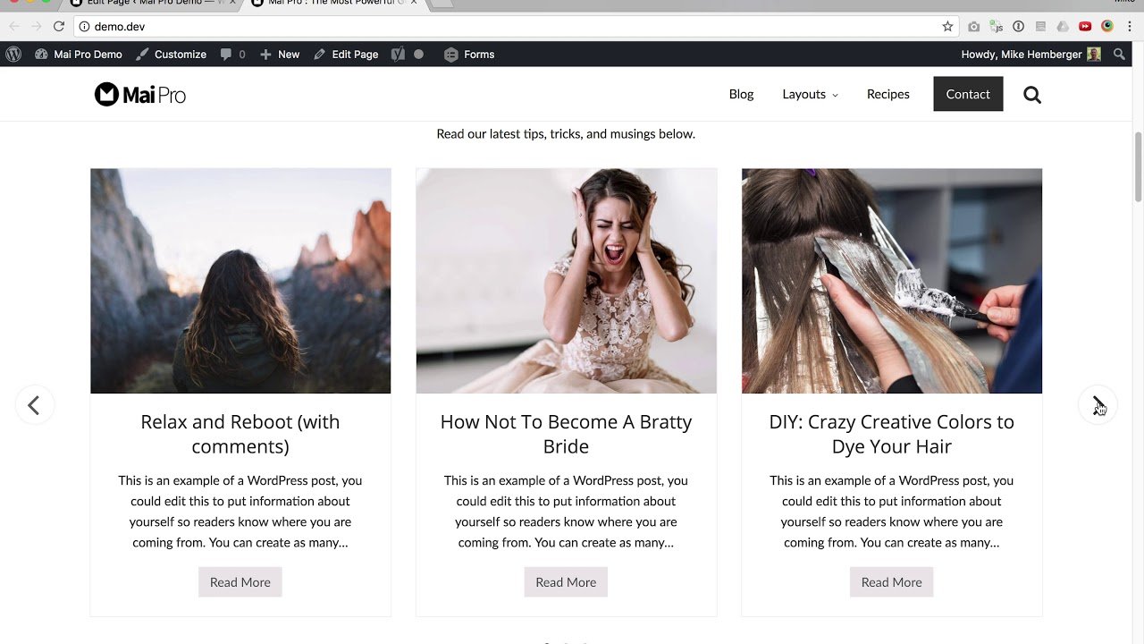 How to: Full-Width Home Page with Sections Template